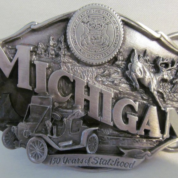 Siskiyou | Accessories | Vtg Siskiyou Michigan 5 Years Of Statehood ...